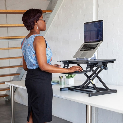 Ergo Office Compact Sit-to-Stand Height Adjustable Workstation