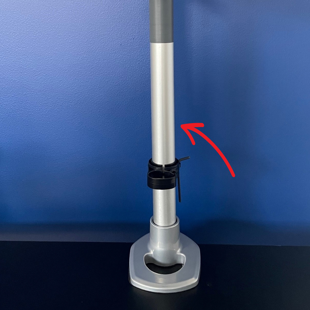 ErgoArm Upright Post with 2-in-1 Clamp Option