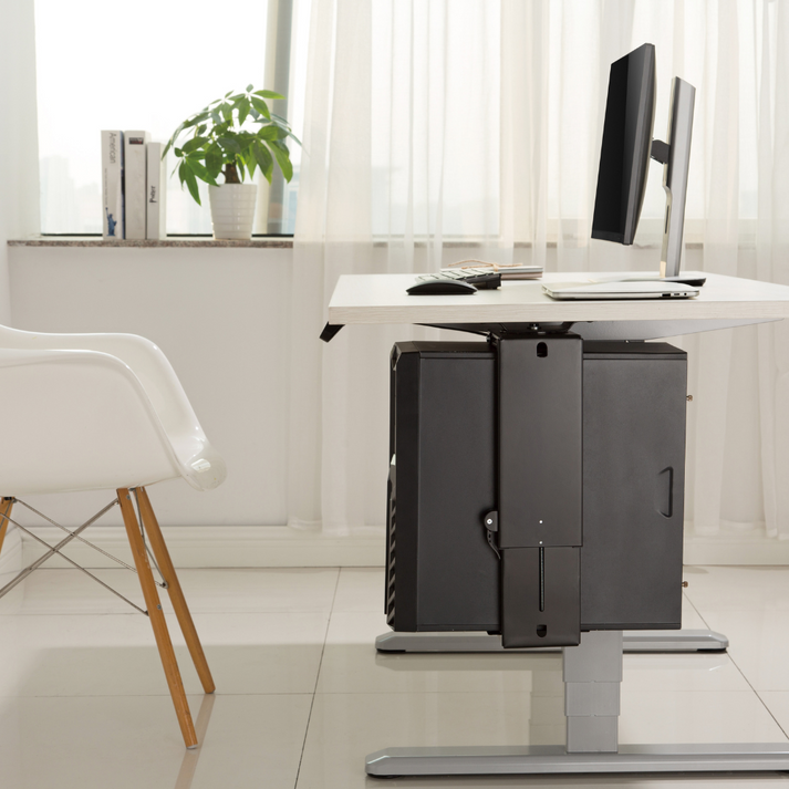 Ergo Under-Desk Rotating Computer Tower Mount